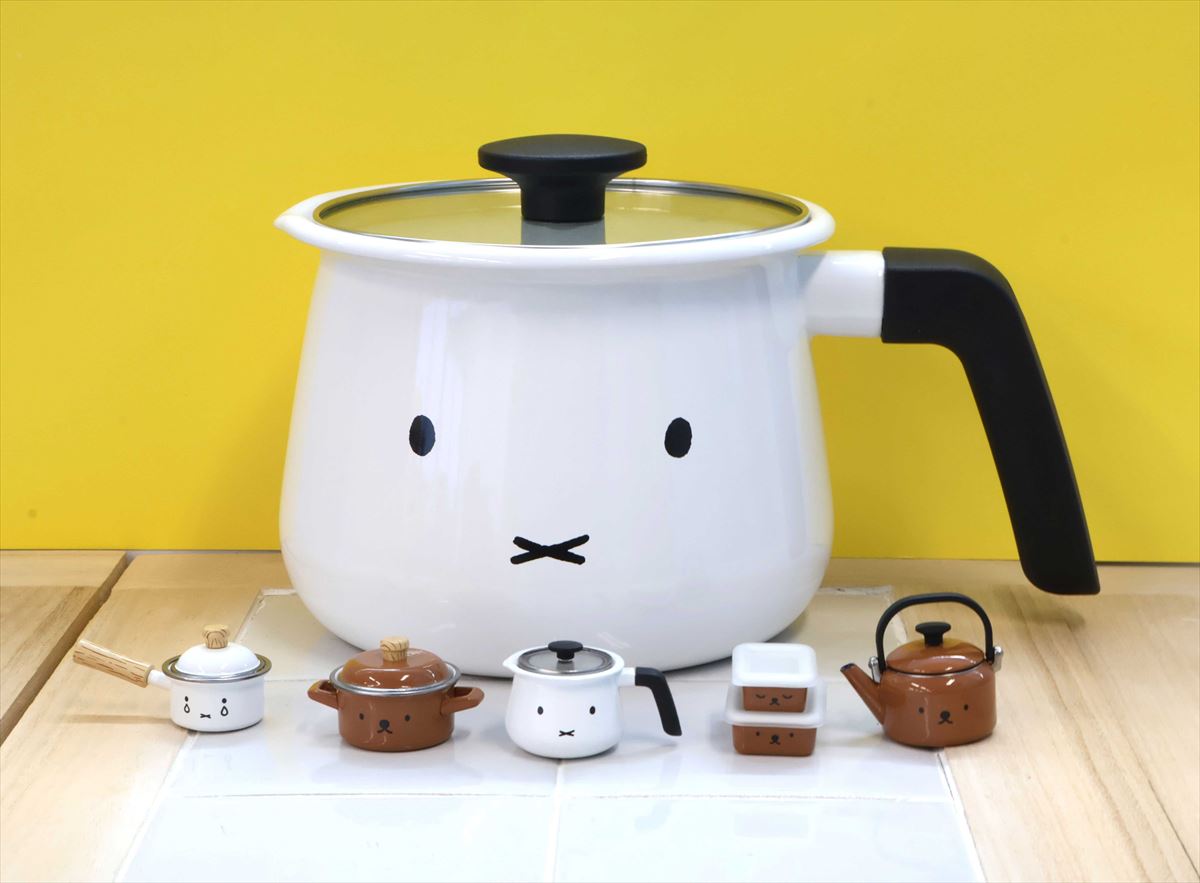 Cookware with Miffy's "face" drawn on it has become a cute capsule toy ...
