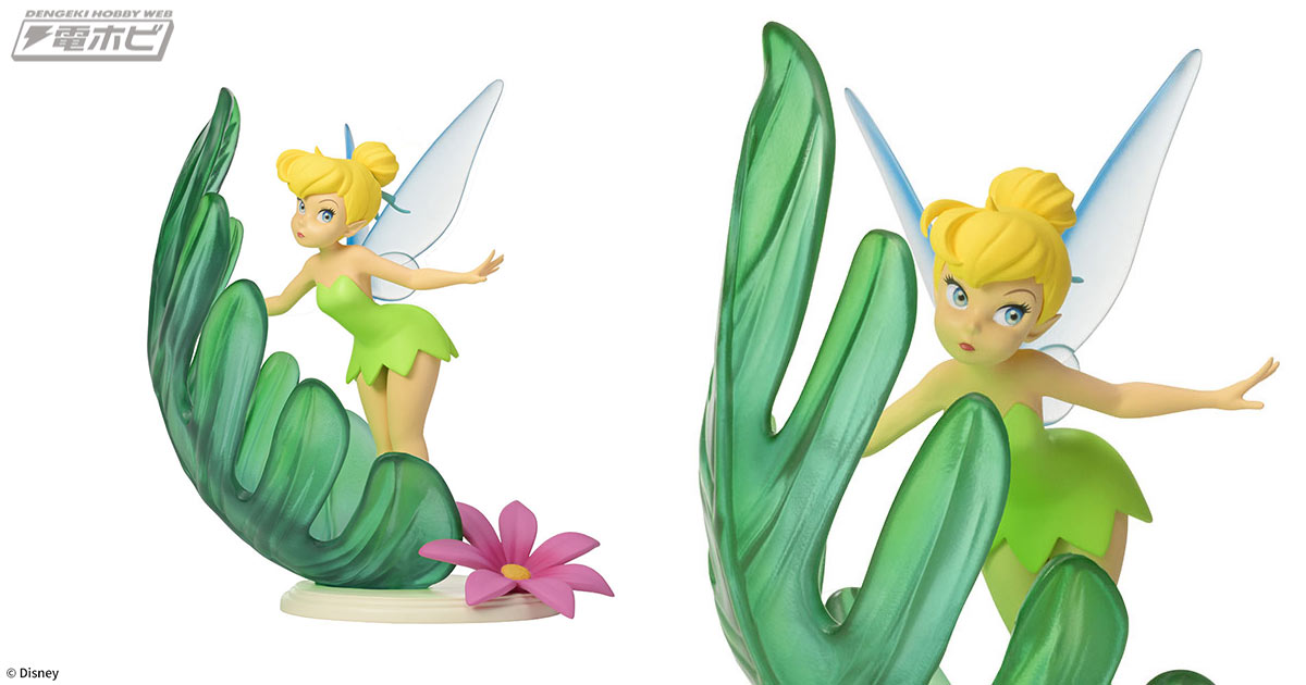 An almost life-sized!? Real figure of "Tinker Bell," Peter Pan's fairy ...